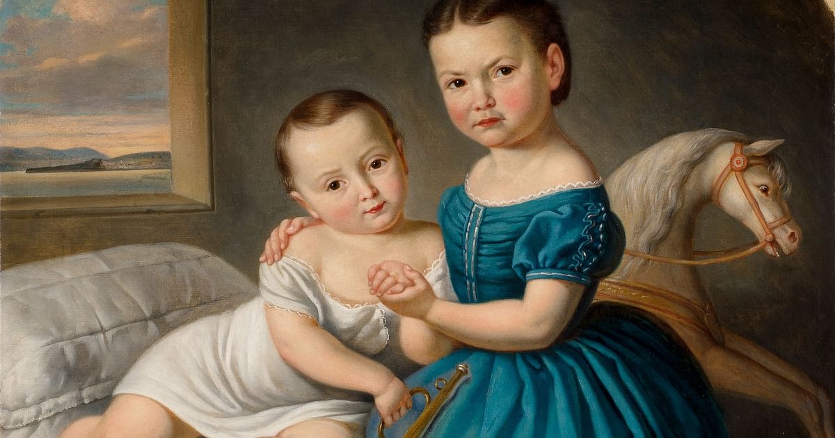 Gustave et Hermine Hamel, enfants de l'artiste | Musée national des ...