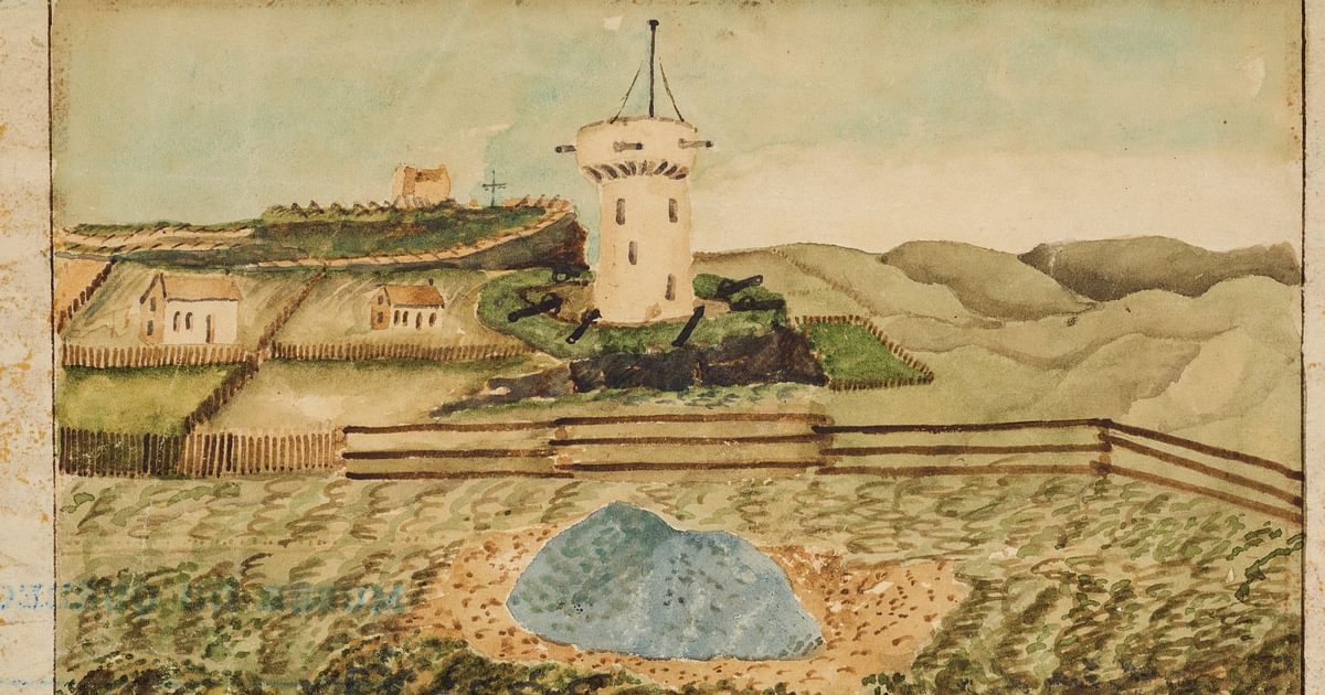 Vue du rocher où Wolfe est mort en 1759 | Musée national des beaux-arts ...