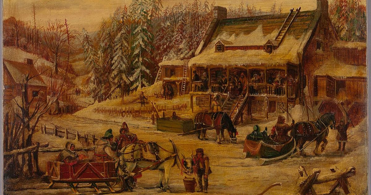 Scène populaire chez Jolifou | Musée national des beaux-arts du Québec ...