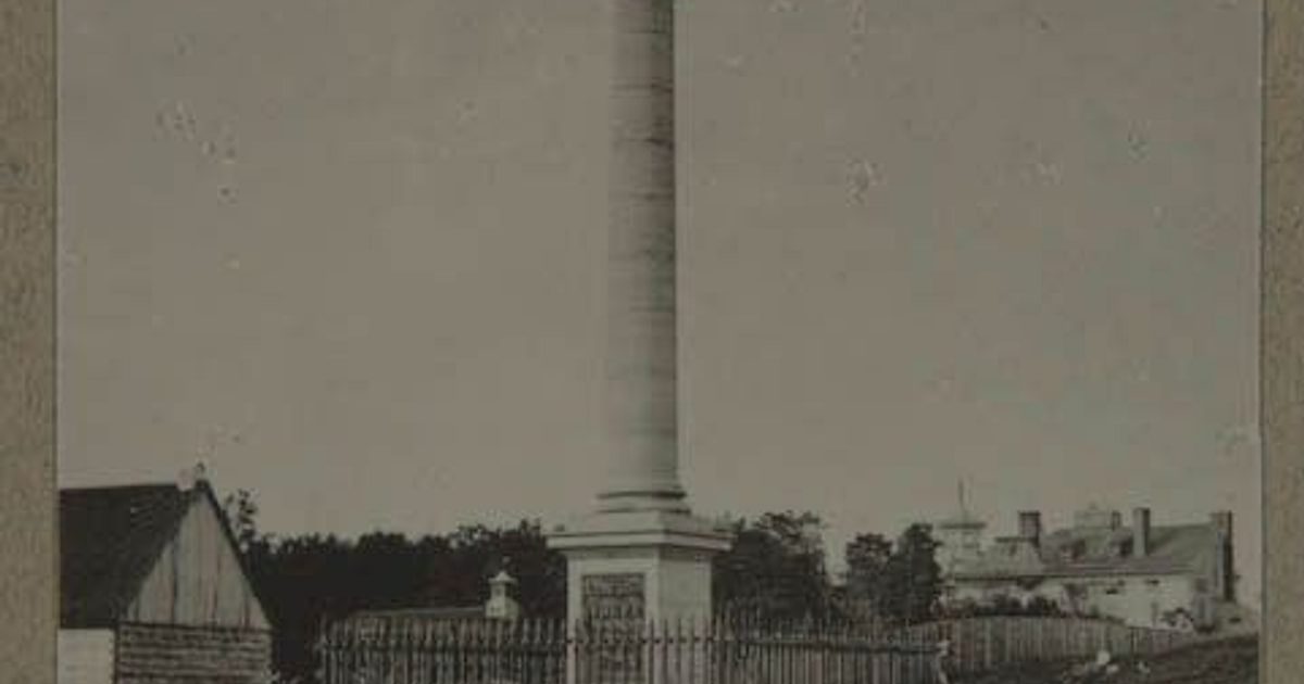 Le Monument à Wolfe à Québec, de l'album Canadiana | Musée national des ...