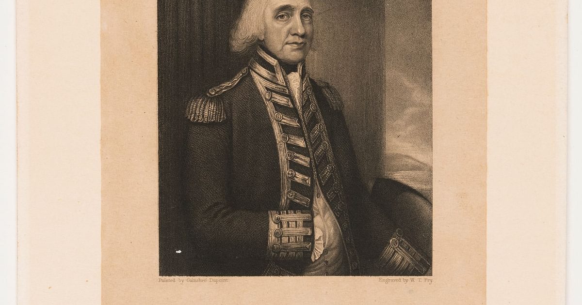 L'Amiral Richard Howe, comte Howe, extrait de l’ouvrage National ...