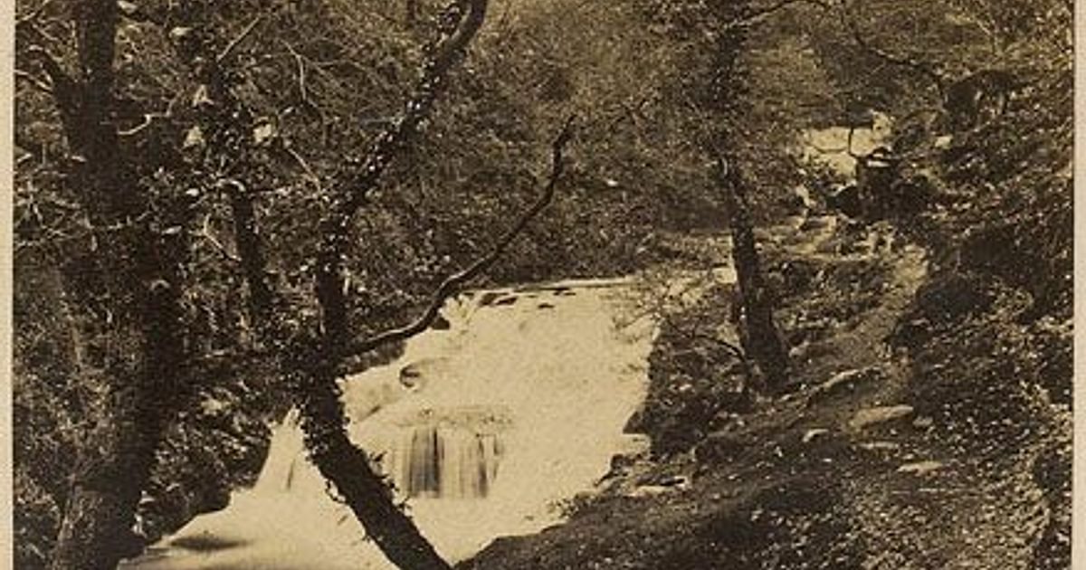 Lynton, Devon, Angleterre, de l'album du capitaine Frederick Stevenson ...