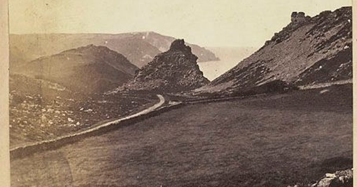 Lynton, Devon, Angleterre, de l'album du capitaine Frederick Stevenson ...
