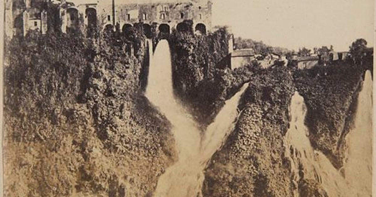 Chutes, Tivoli, de l'album du capitaine Frederick Stevenson | Musée ...