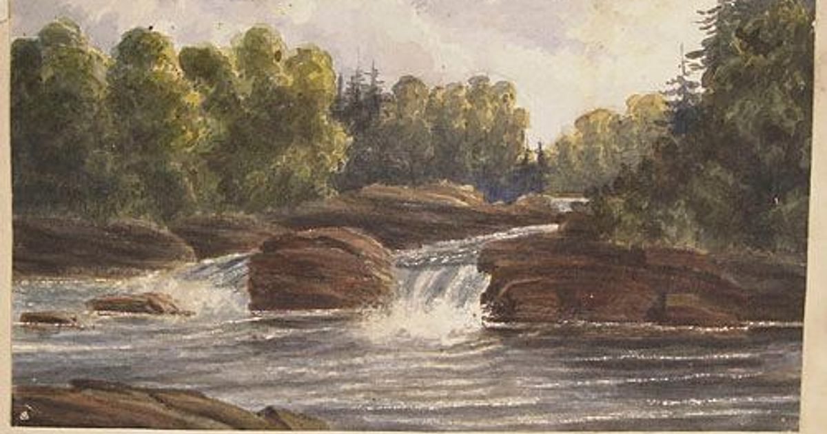 Rivière-du-Loup, de l'album du capitaine Frederick Stevenson | Musée ...