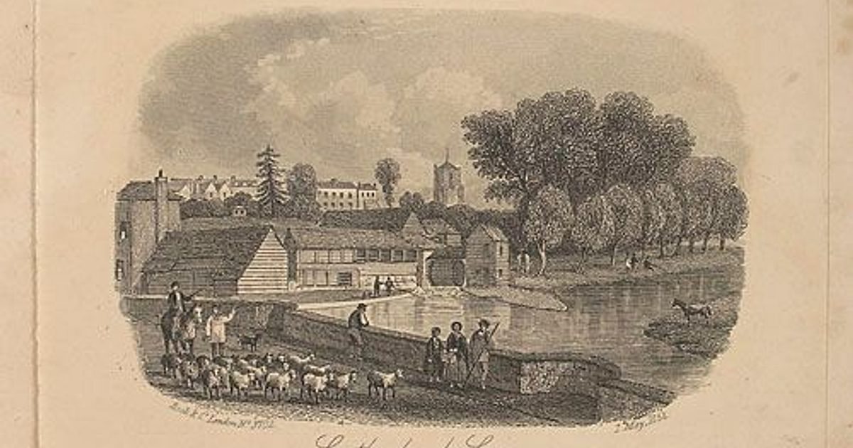 Leatherhead, Surrey, de l'album du capitaine Frederick Stevenson ...