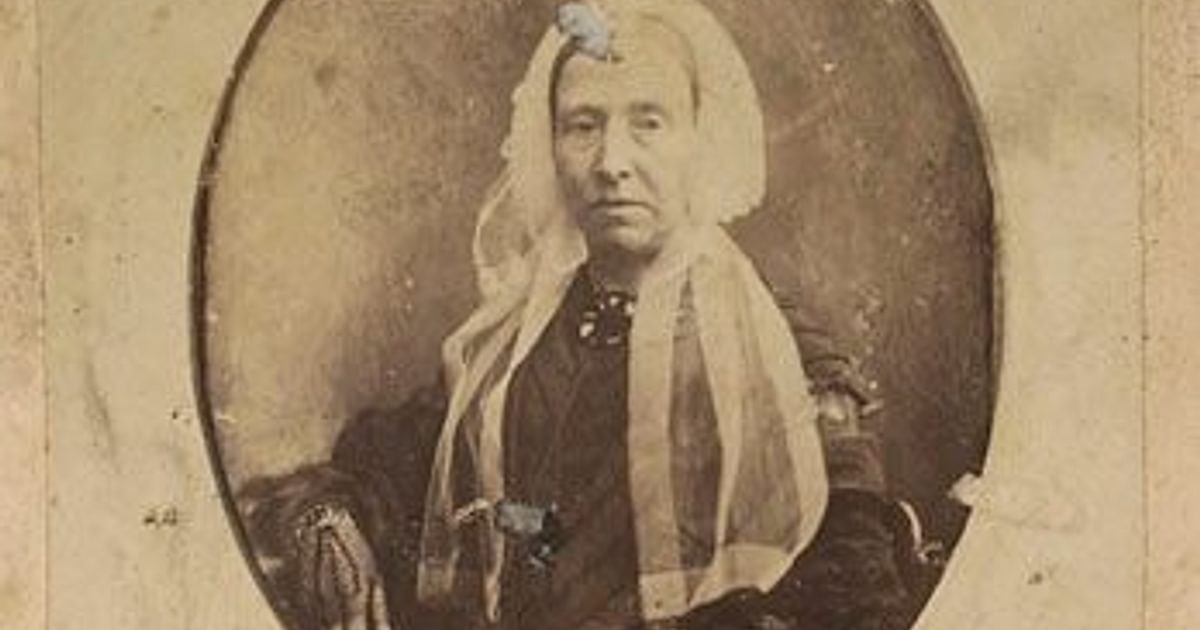 Portrait de vieille dame, de l'album du capitaine Frederick Stevenson ...