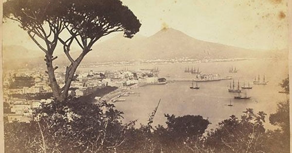 Le Golfe de Naples, de l'album du capitaine Frederick Stevenson | Musée ...