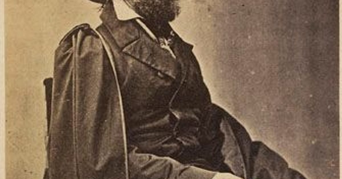 Le Général George Meade, de l'album du capitaine Frederick Stevenson ...