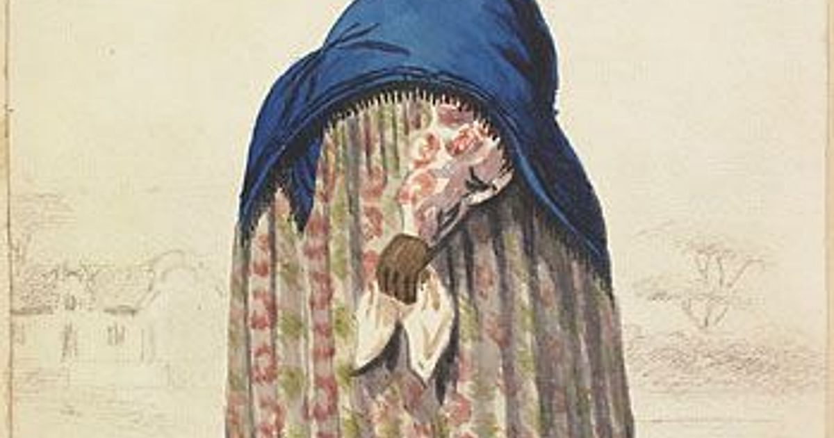 Une femme Mali, de l'album du capitaine Frederick Stevenson | Musée ...