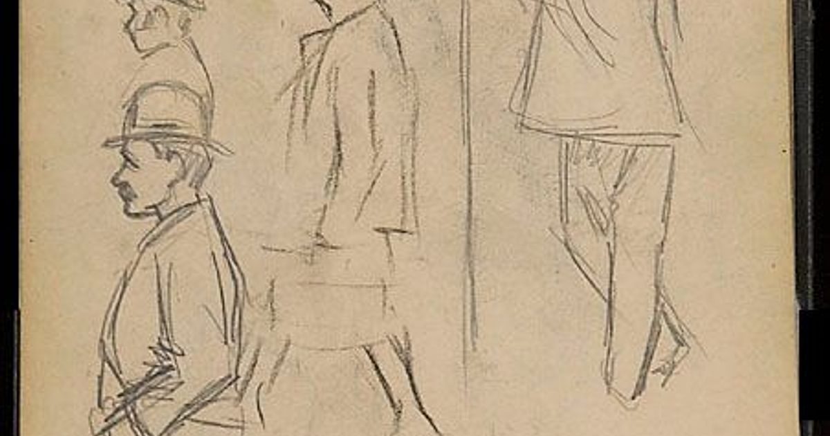 Études de personnages et de costume | Musée national des beaux-arts du ...