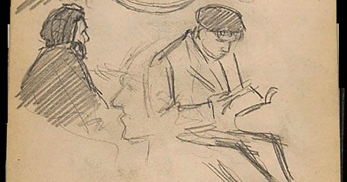 Études de personnages et de costume | Musée national des beaux-arts du ...