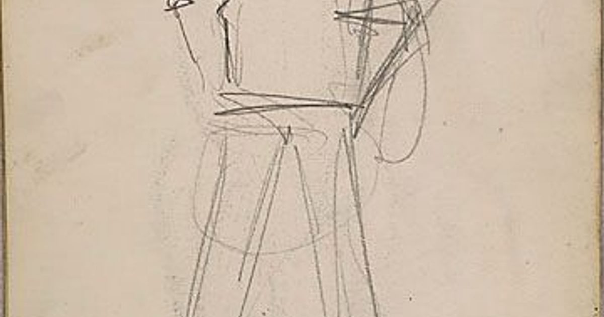 Étude de personnage masculin | Musée national des beaux-arts du Québec ...
