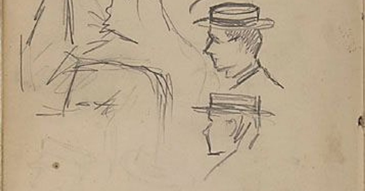 Études de personnages et de costume | Musée national des beaux-arts du ...