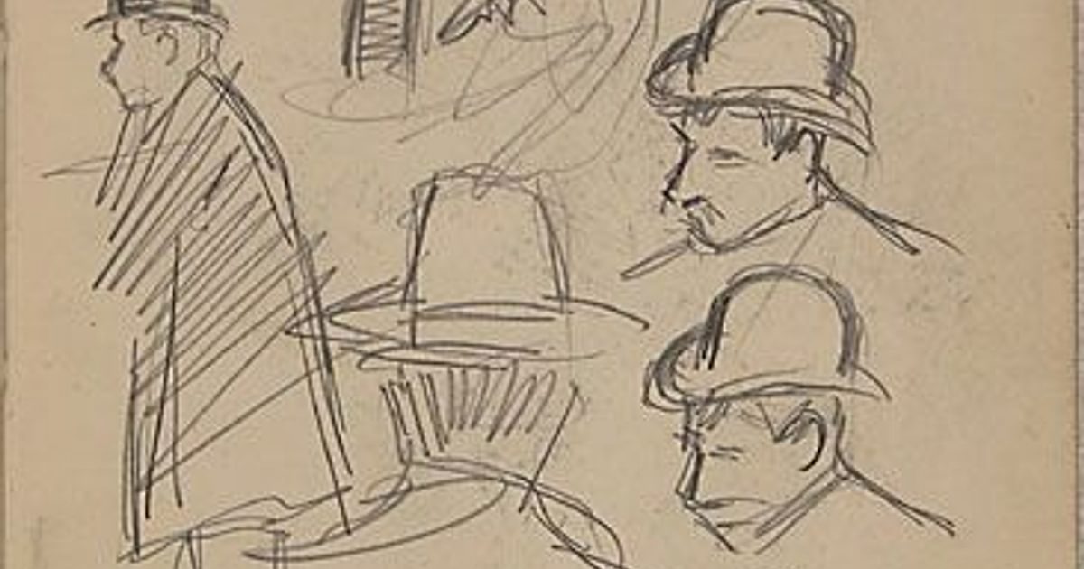 Études de personnages et de costume | Musée national des beaux-arts du ...