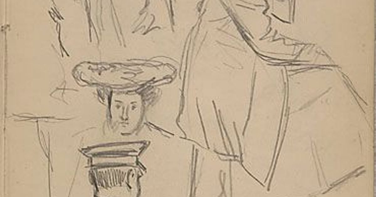 Études de personnages et de costume | Musée national des beaux-arts du ...