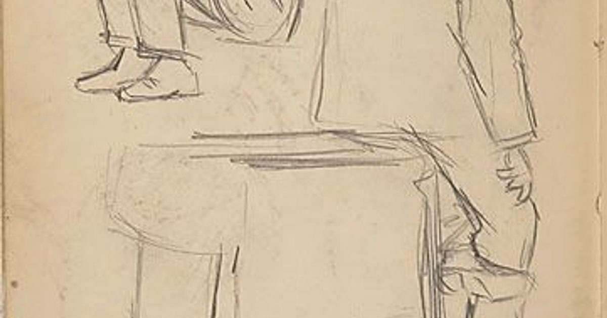Études de personnages masculins | Musée national des beaux-arts du ...