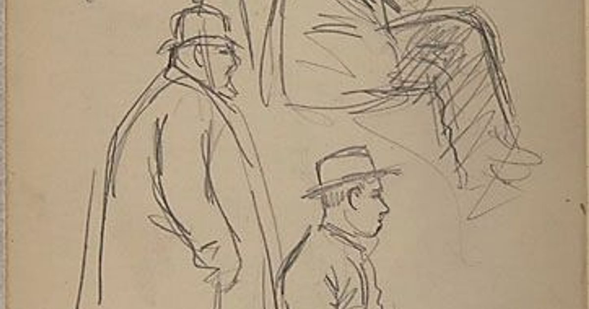Études de personnages et de costume | Musée national des beaux-arts du ...