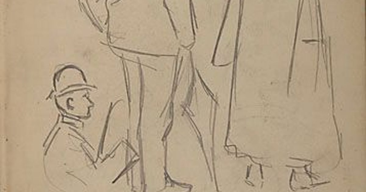 Études de personnages et de costume | Musée national des beaux-arts du ...