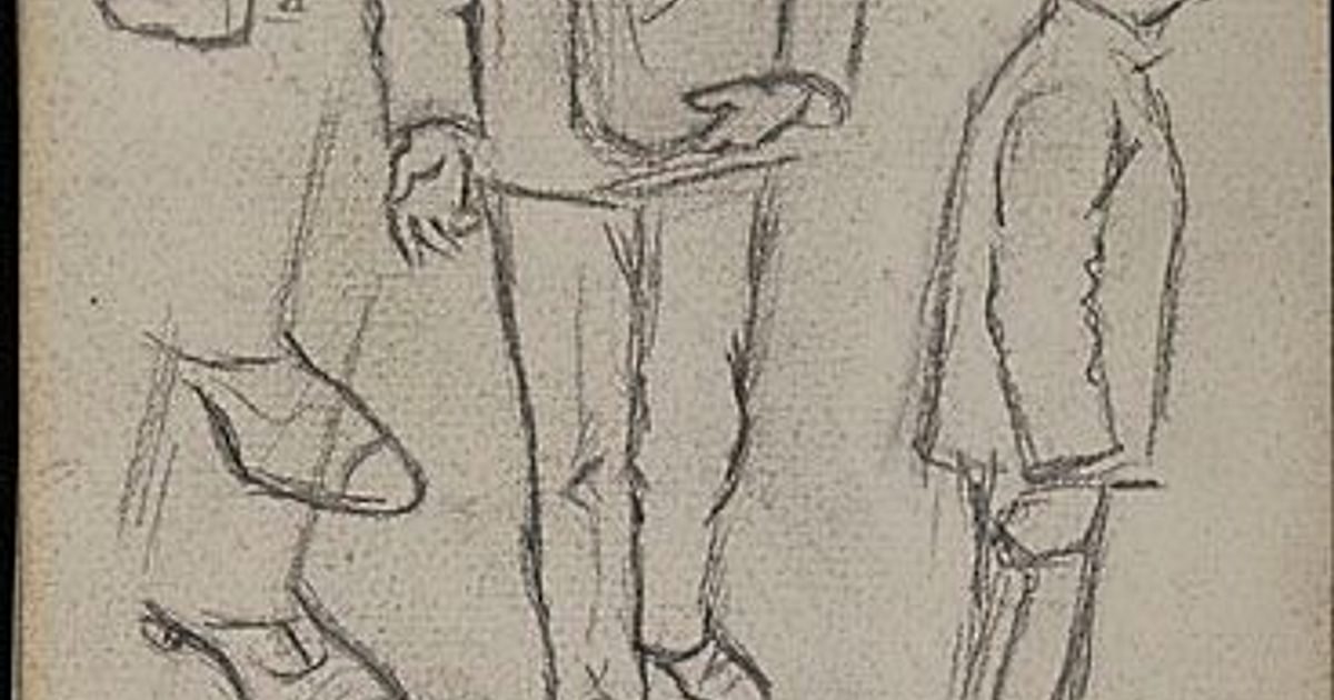 Étude de personnages et étude (un camelot) pour une illustration ...