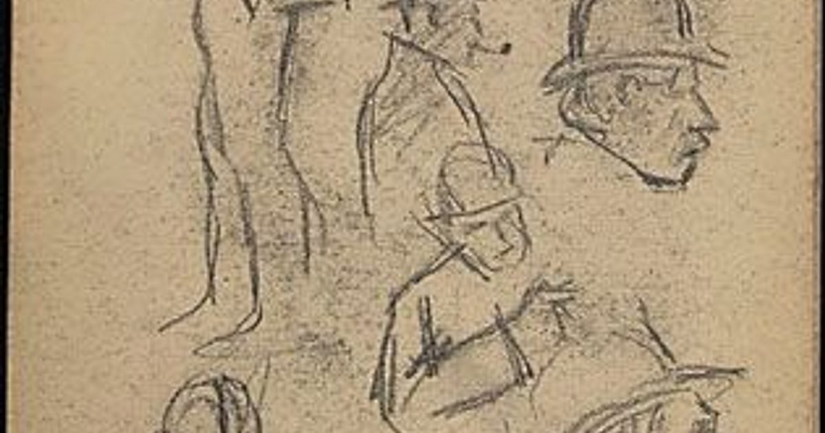 Études de personnages et de costume | Musée national des beaux-arts du ...