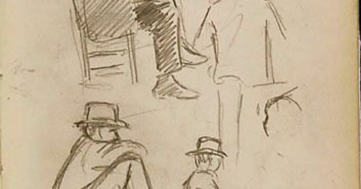 Études de personnages masculins | Musée national des beaux-arts du ...