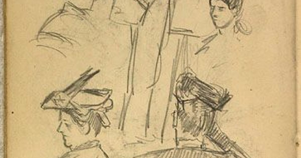Études de personnages et de costume | Musée national des beaux-arts du ...