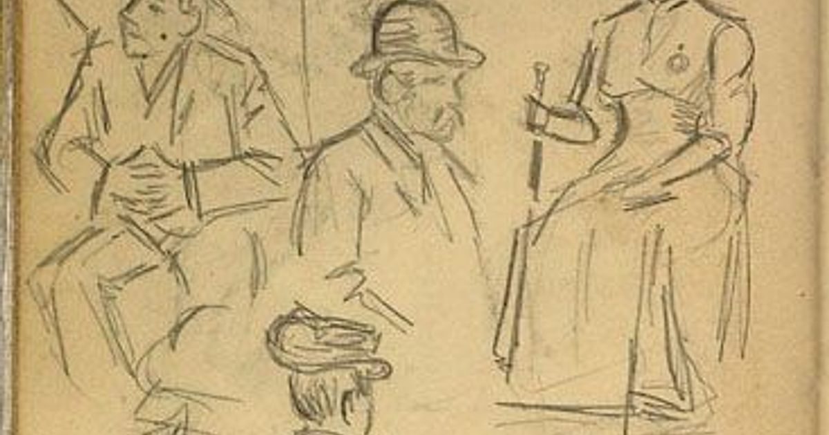 Études de personnages et de costume | Musée national des beaux-arts du ...