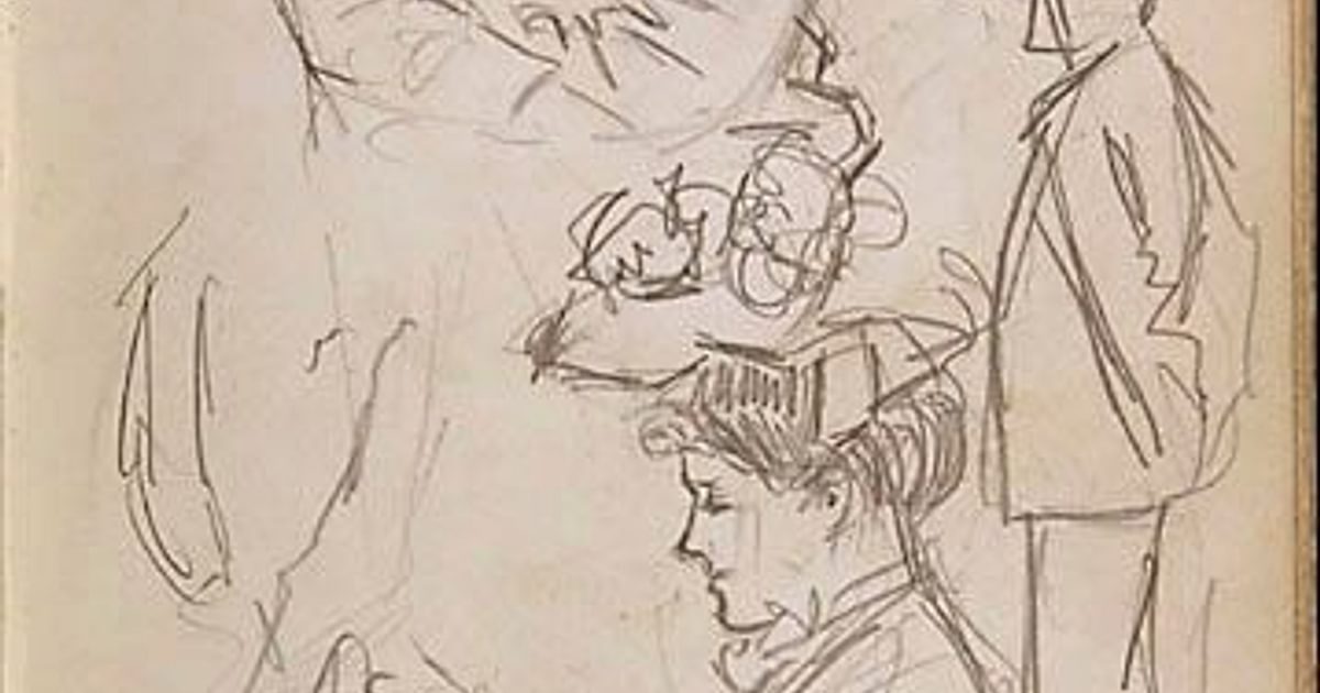 Études de personnages et de costume | Musée national des beaux-arts du ...