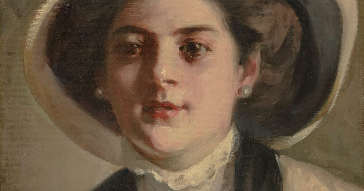 Jeune Femme au grand chapeau | Musée national des beaux-arts du Québec ...
