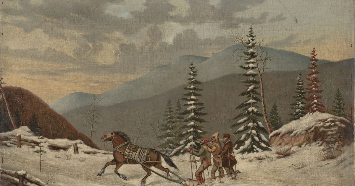 Promenade en traîneau | Musée national des beaux-arts du Québec - MNBAQ