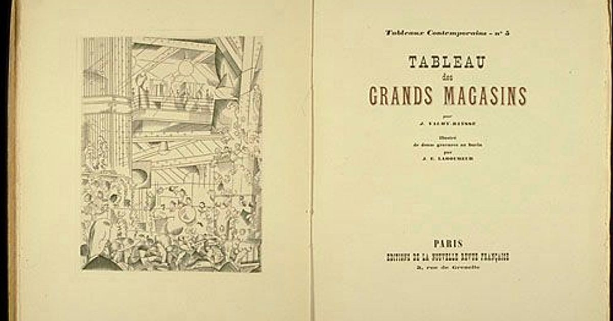 Tableau des grands magasins de J. Valmy-Baysse | Musée national des ...