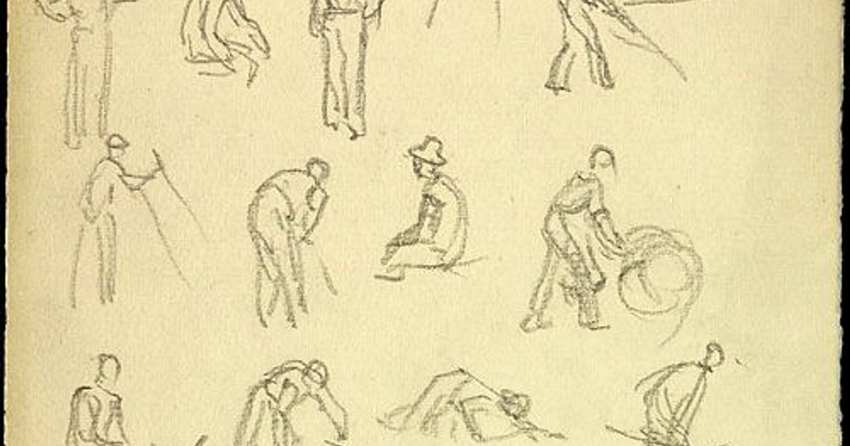 Étude de personnages | Musée national des beaux-arts du Québec - MNBAQ