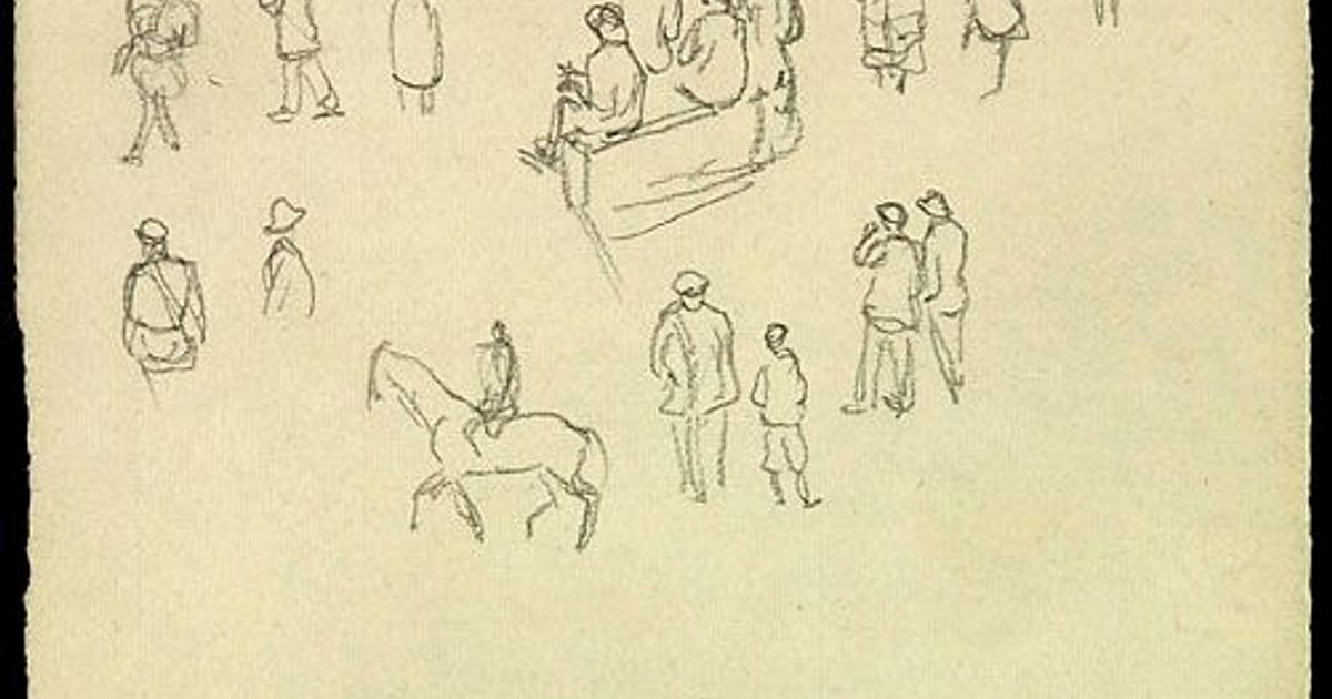 Étude de personnages | Musée national des beaux-arts du Québec - MNBAQ