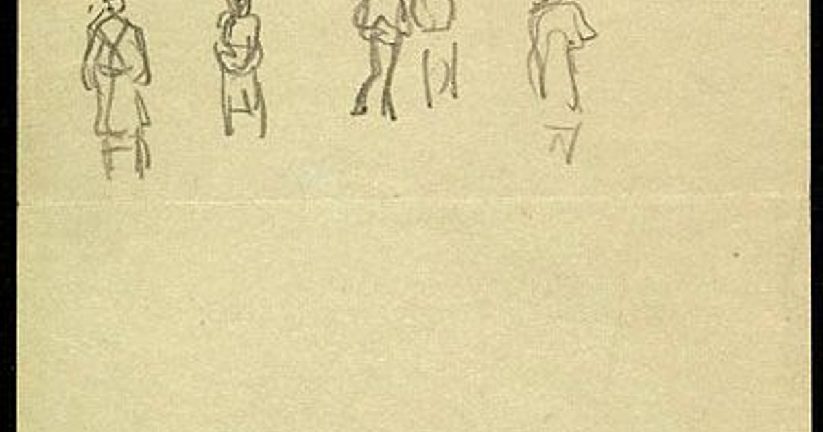 Étude de personnages | Musée national des beaux-arts du Québec - MNBAQ