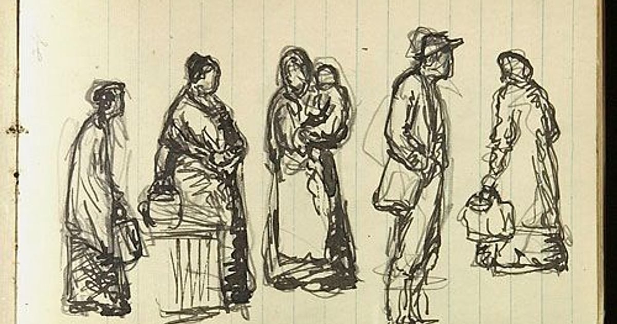 Étude de personnages | Musée national des beaux-arts du Québec - MNBAQ