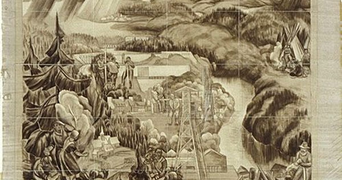 Étude pour la murale de Shipshaw | Musée national des beaux-arts du ...