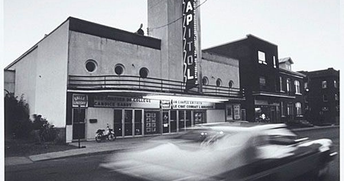 Cinéma Capitol, de la série « Transcanadienne Sortie 109 » | Musée ...