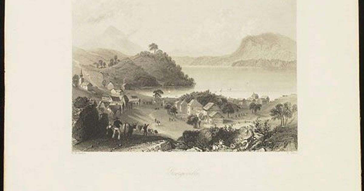 Georgeville, du Canadian Scenery Illustrated, vol. I | Musée national ...
