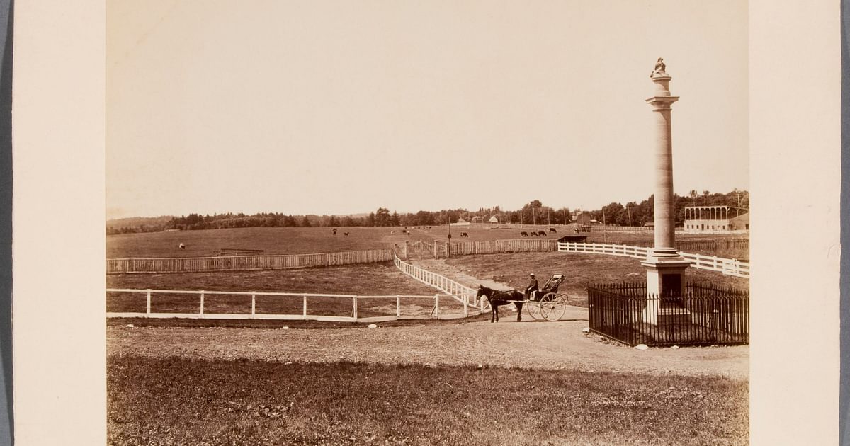 Le Monument à Wolfe et les plaines d'Abraham, Québec | Musée national ...