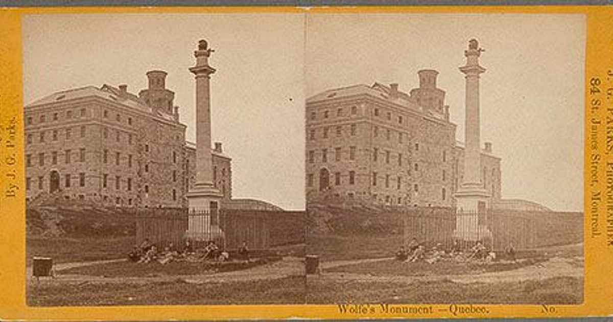 Le Monument à Wolfe et la prison de Québec | Musée national des beaux ...