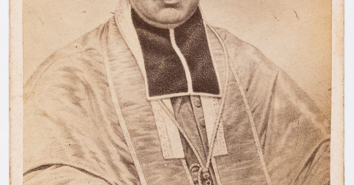 Monseigneur Joseph-Eugène-Bruno Guigues. Photographie d'un dessin ...