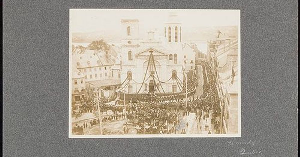 Les Funérailles de Félix-Gabriel Marchand, premier ministre du… | Musée ...