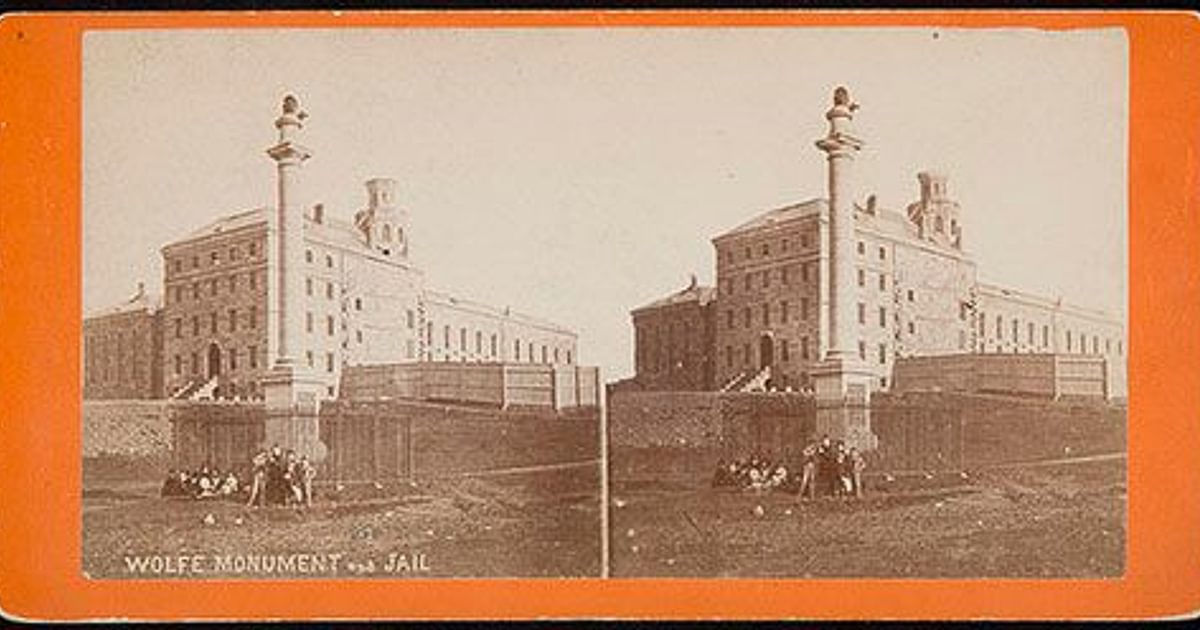Le Monument à Wolfe et la prison de Québec | Musée national des beaux ...