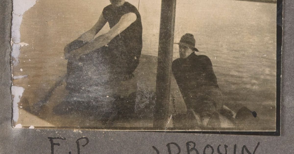 Fernand Préfontaine et Jean-Charles Drouin sur le bateau « Ibis ...