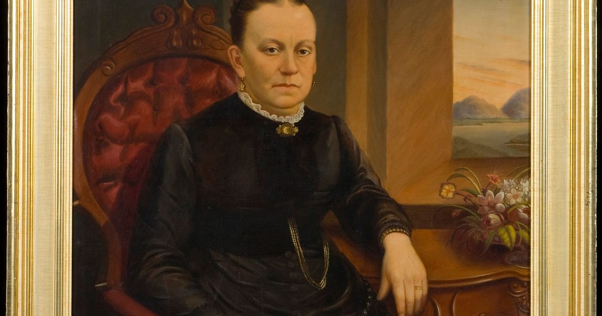 Madame Léon Roy, née Marguerite Lavoie, d'après une photographie ...