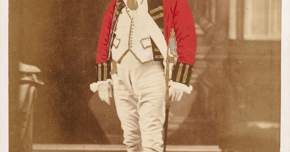 Le Lieutenant-colonel David A. Ross, en costume de 1775, de l'album ...