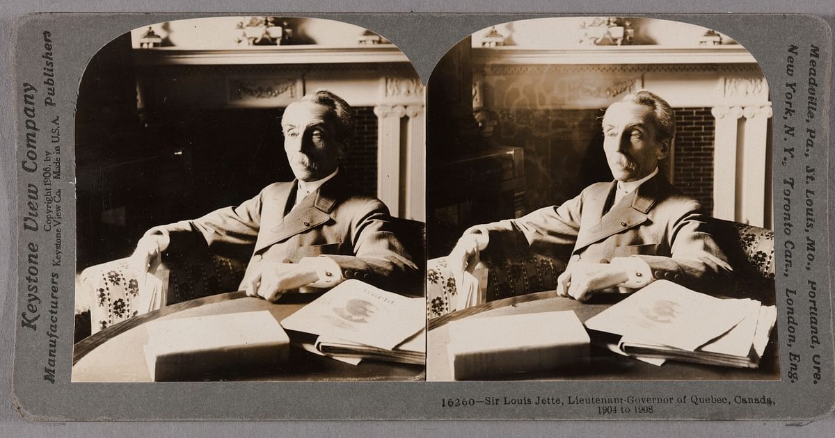 Sir Louis-Amable Jetté, tricentenaire de Québec | Musée national des ...