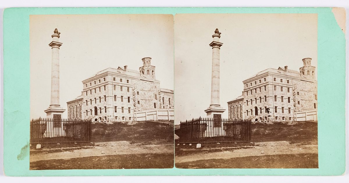 Le Monument à Wolfe et la prison de Québec | Musée national des beaux ...