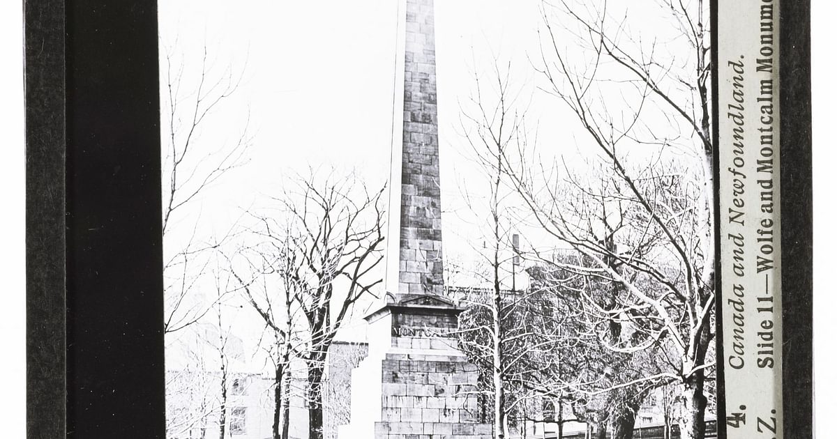 Le Monument à Wolfe et à Montcalm, Québec | Musée national des beaux ...
